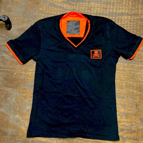 Philipp Plein | Shirts | Philipp Plein V Neck Tshirt Daygo Orange And ...